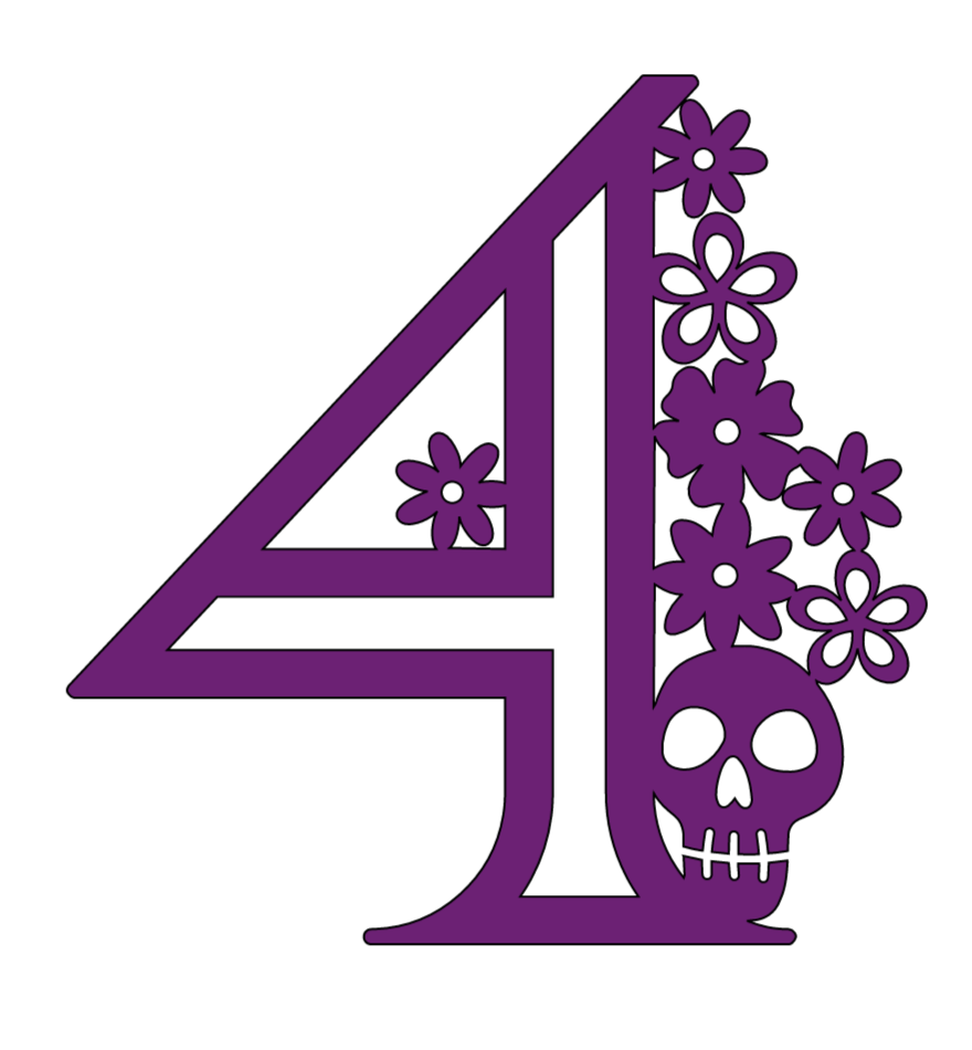 Halloween Alphabet Letters And Numbers SVG Set ⋆ Extraordinary Chaos